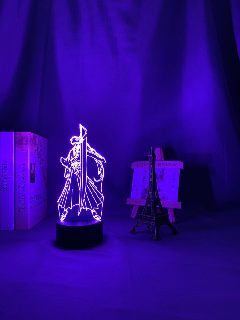 Anime Ichigo Kurosaki Bleach Led Light Night - Bleach Merchandise