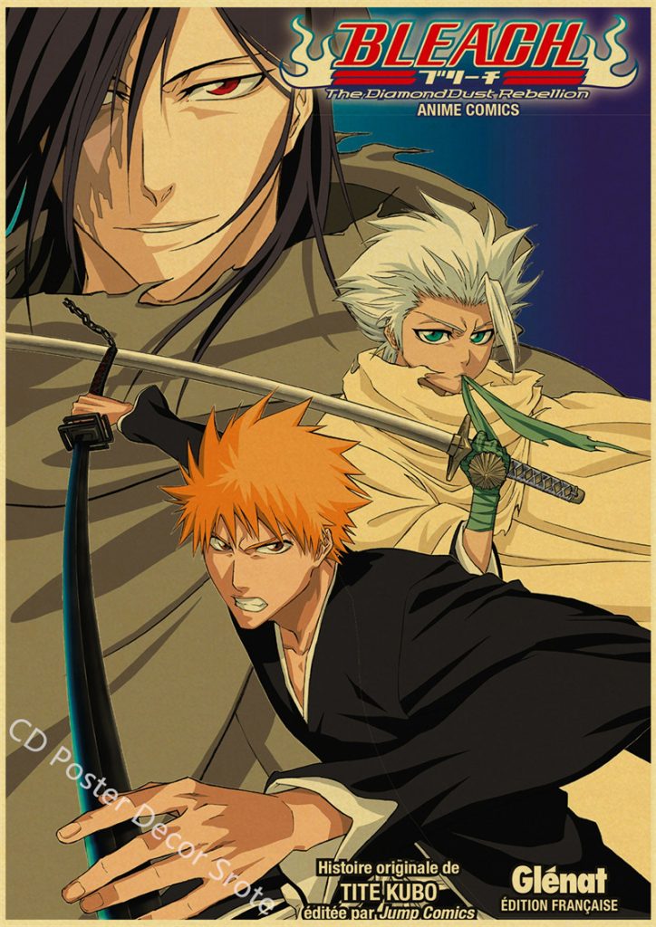 Hot Bleach Anime Kraft Paper Poster - Bleach Merchandise